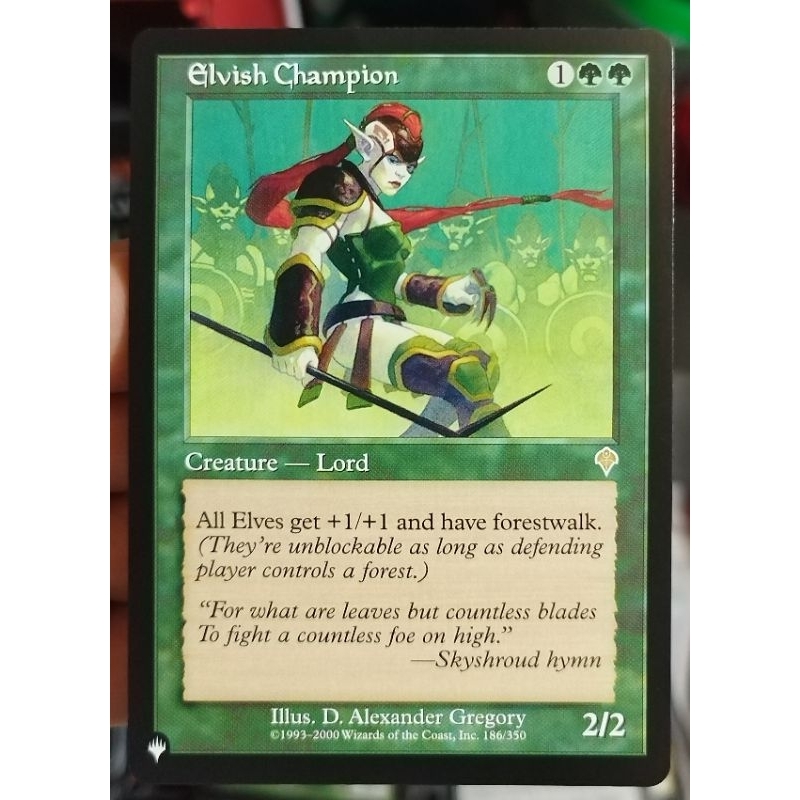 Elvish Champion (Magic the gathering) | Shopee Philippines