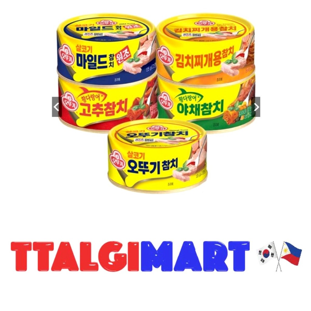 OTTOGI TUNA 100G 150G 200G LIGHT / MILD / VEGETABLES / PEPPER / KIMCHI ...