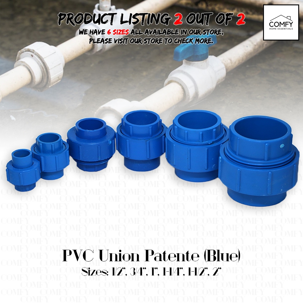 Page 2 out of 2 - EUDESIGNS Thick HEAVY DUTY PVC Union Patente 1-1/4" 1 ...