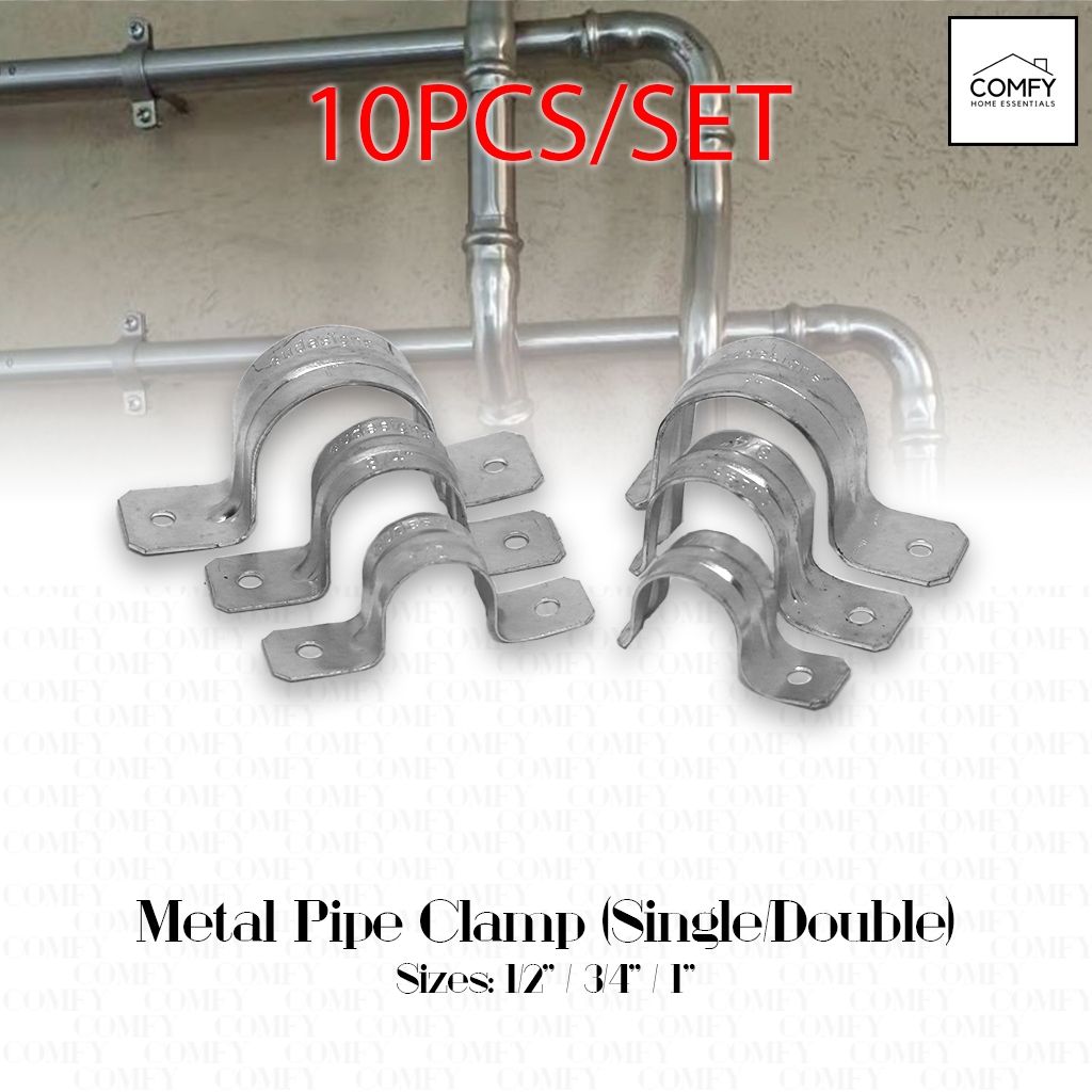 (10PCS/SET) HEAVY DUTY Metal Steel Clamp For EMT IMC RSC Conduit PVC ...