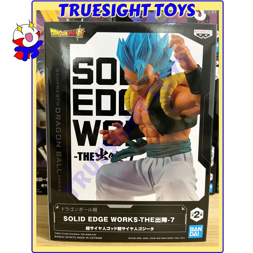 Banpresto Dragon Ball Solid Edge Super Saiyan God Super Saiyan SSGSS Gogeta Vol 7 B | Shopee ...