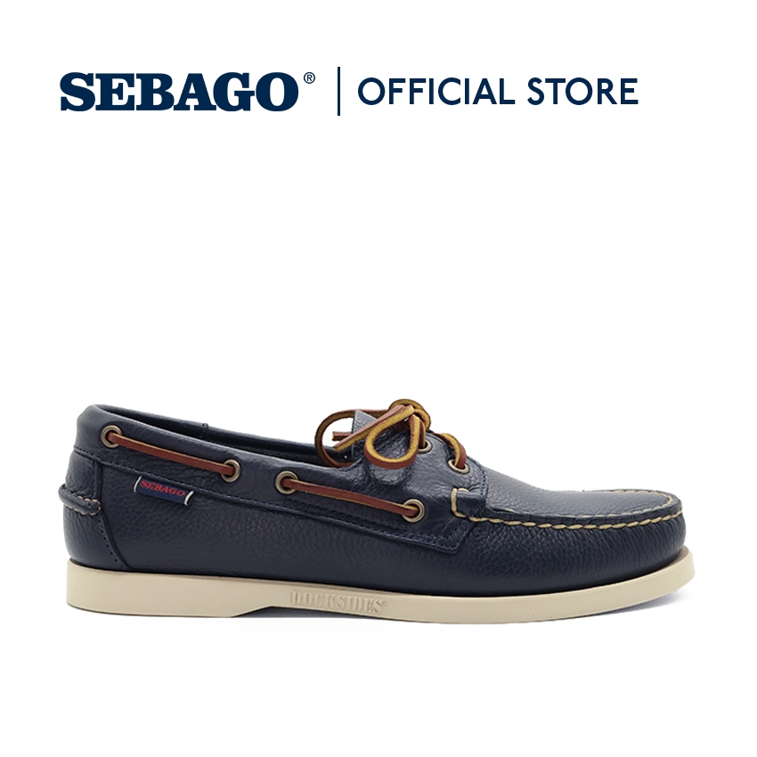 Sebago Men's Shoes Docksides Blue | Shopee Philippines