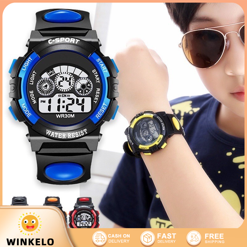 Fashion Kids Watch Classic Style Unisex Back To School Student Coobos ...
