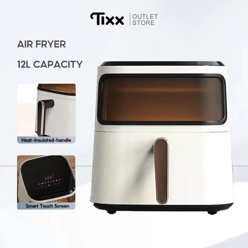 TIXX Air Fryer Oil-Free Healthy Cooking 12L Large-Capacity Household ...