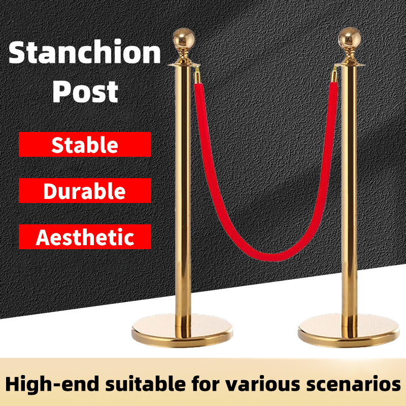 Hotel STANCHION SET(2 POLES + 1 ROPE)stanchions Stanchion Barrier ...