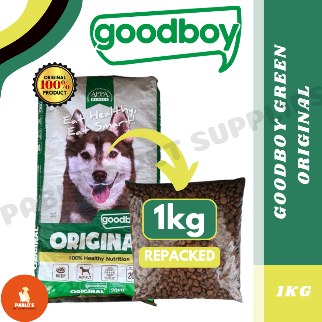 Good Boy Green Original 1kg Repacked Sealed Dry Dog Food For Adults ...