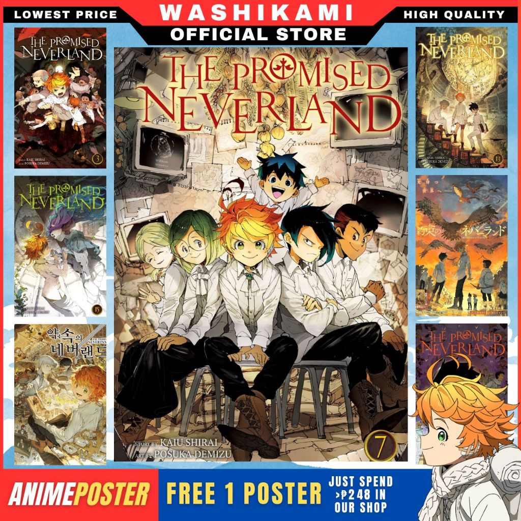 The Promised Neverland : Official A4 Anime Posters / Sticker Poster ...