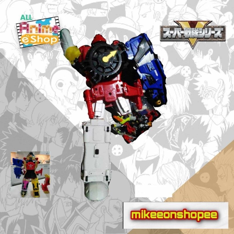 COD AUTHENTIC Power Ranger Super Megaforce Legendary Megazord Parts Set ...