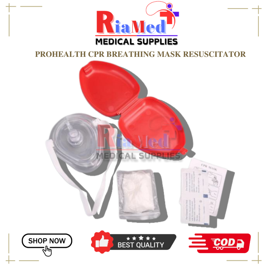 PROHEALTH CPR Breathing Mask Resuscitator | Shopee Philippines