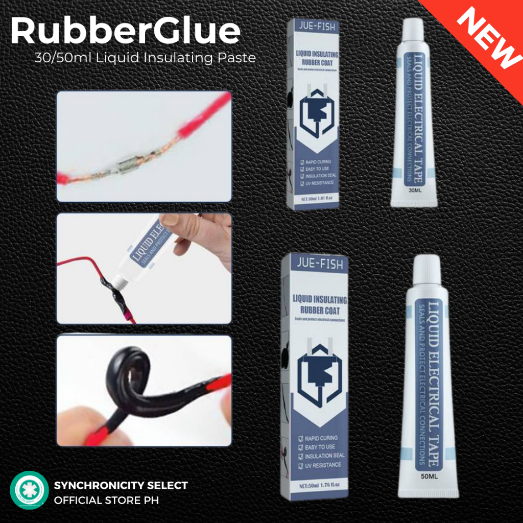 RubberGlue Insulation Paste - 30/50ml Liquid Insulating Tape Repair ...