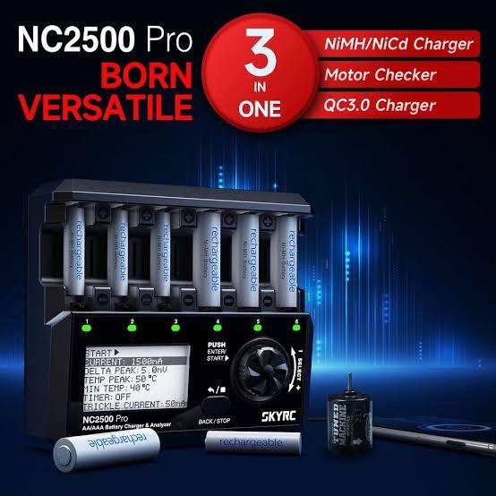 SkyRC NC2500 Pro AA/AAA NiMH Battery Charger & Analyzer | Shopee ...