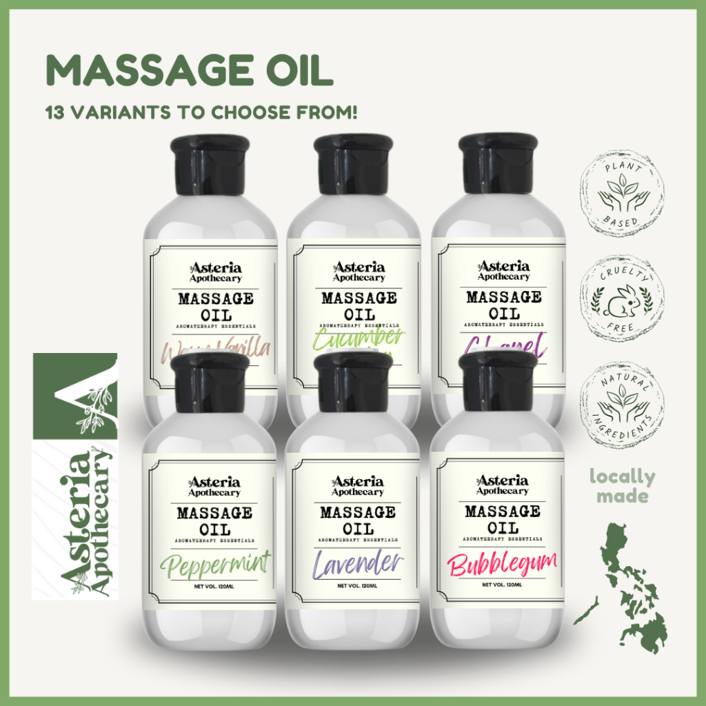 Scented Body Massage Oils 120mL - Asteria Apothecary | Shopee Philippines
