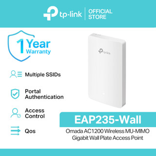 TP-Link EAP235-Wall AC1200 Omada Wireless MU-MIMO Gigabit Wall Plate ...