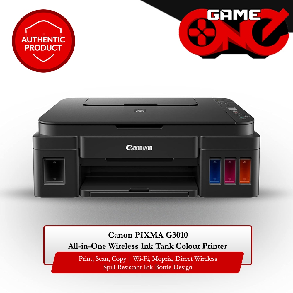 Canon PIXMA G3010 All-in-One Wireless Ink Tank Colour Printer | Shopee ...