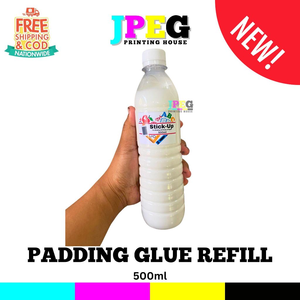 WHITE Stick-up 500ml Repacked Red Padding Glue Cement, White Glue, Strong Adhesive | Shopee ...
