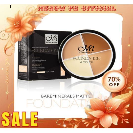 B1T1 SALE! MENOW PH Pro 4Color Bare Minerals Matte Foundation | Shopee ...