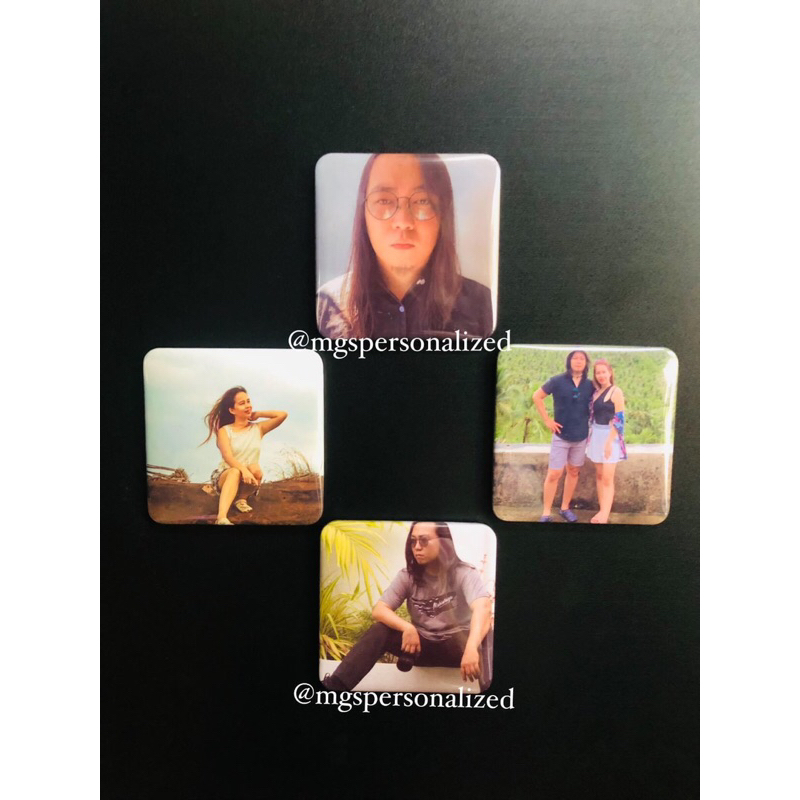 SQUARE FRIDGE MAGNETS (4pcs per set) | Shopee Philippines