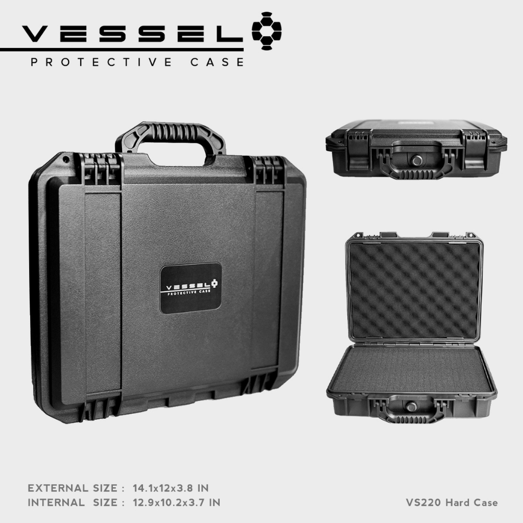 VESSEL VS220 Portable Hard Case for Photography Equipment Instruments ...