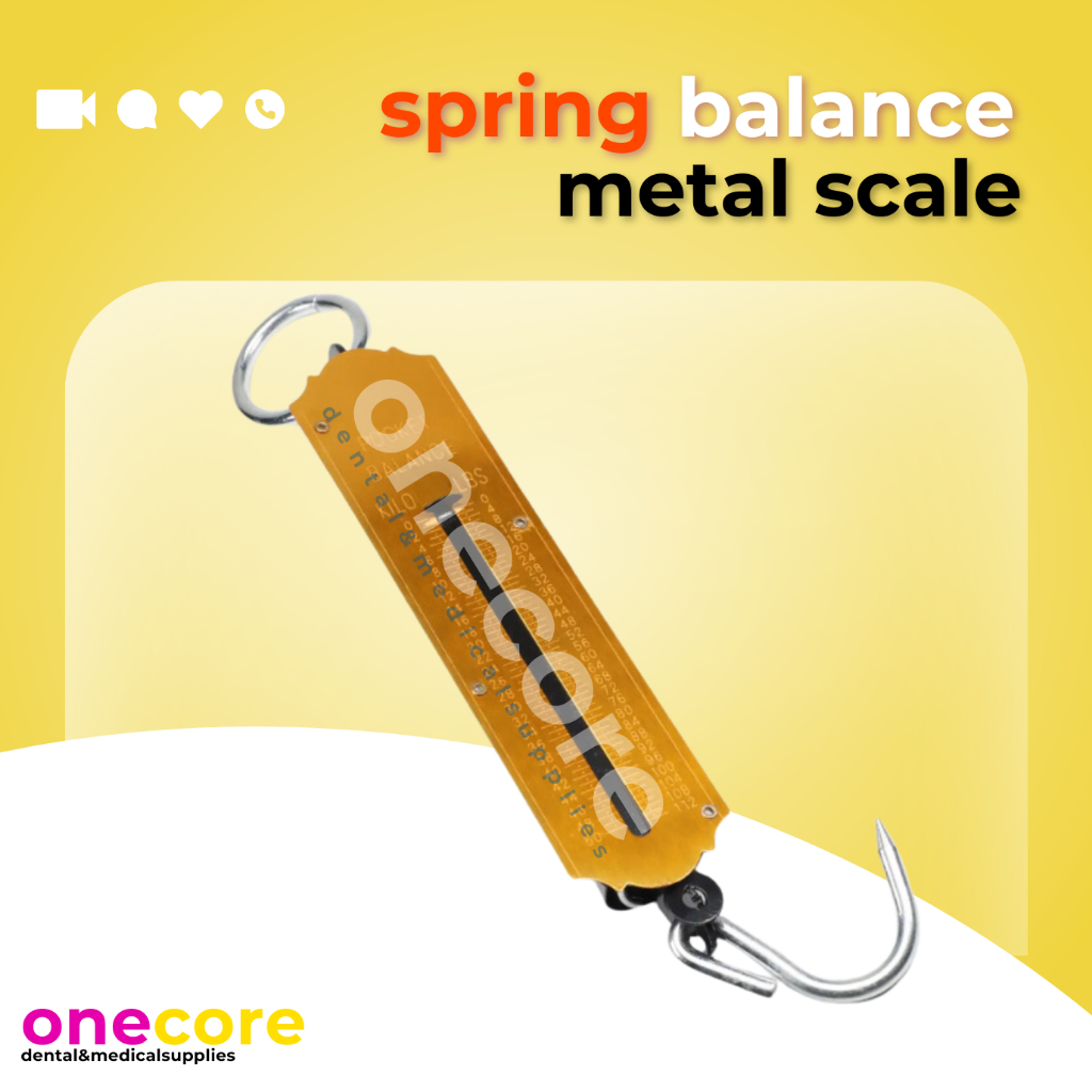 Spring Balance Metal Scale (12kg, 25kg, 50kg) | Shopee Philippines