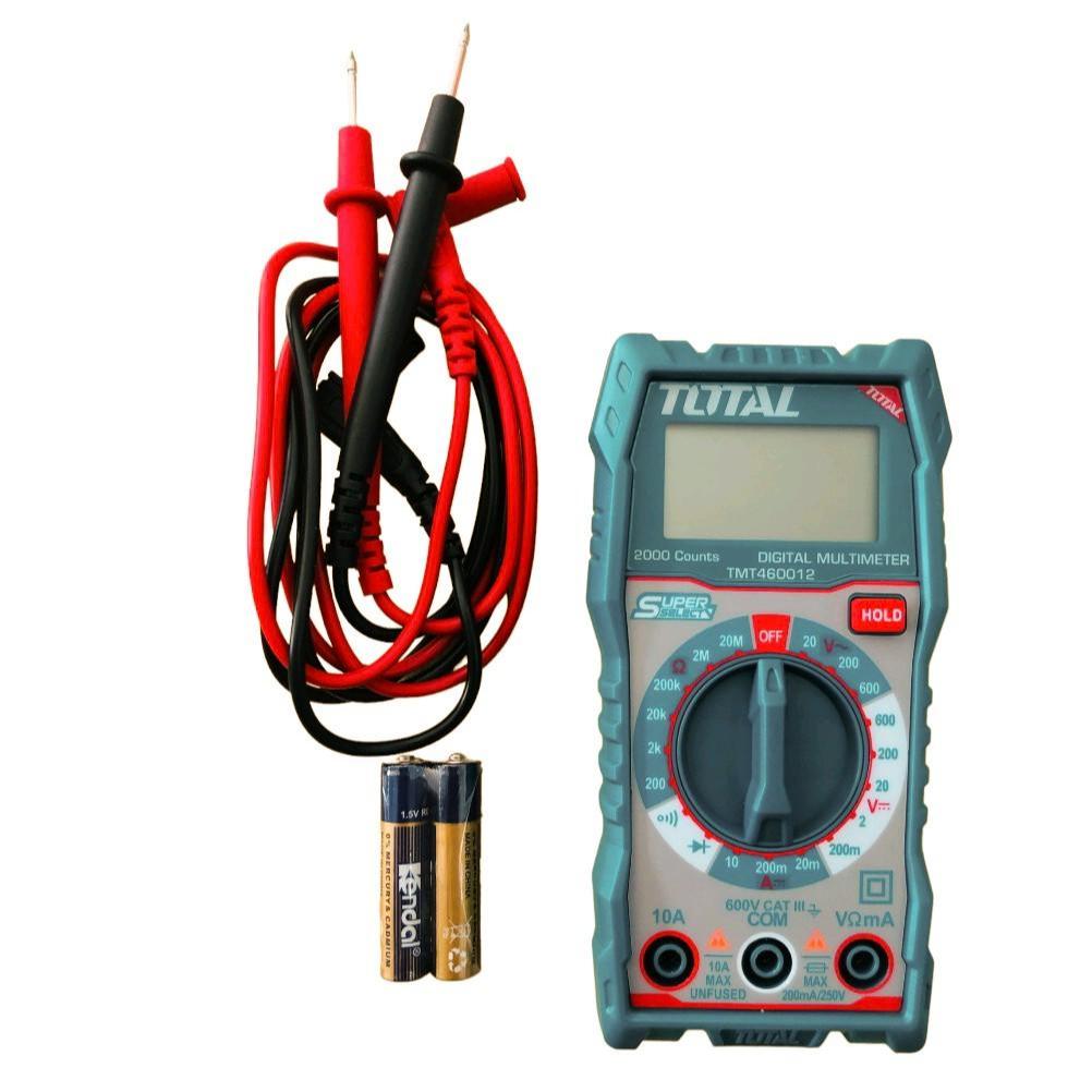 TOTAL Digital Multimeter (SS) TMT460012 | Shopee Philippines