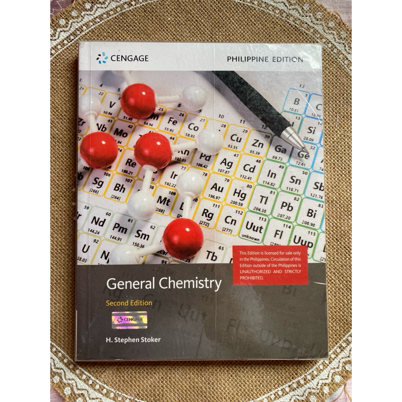 General Chemistry Second Edition by H. Stephen Stoker Philippine ...
