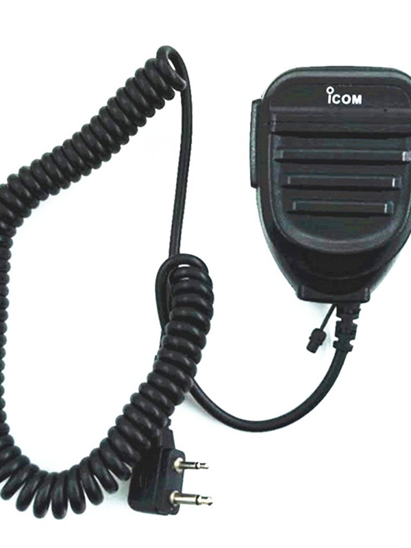 2Pin Speaker Mic Compatible With Two Way Radio Walkie Talkie Icom IC-V8 ...