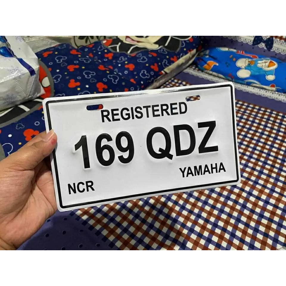 MOTOR PLATES IMBOSED.BY.QUALITY.PLATE MAKER | Shopee Philippines