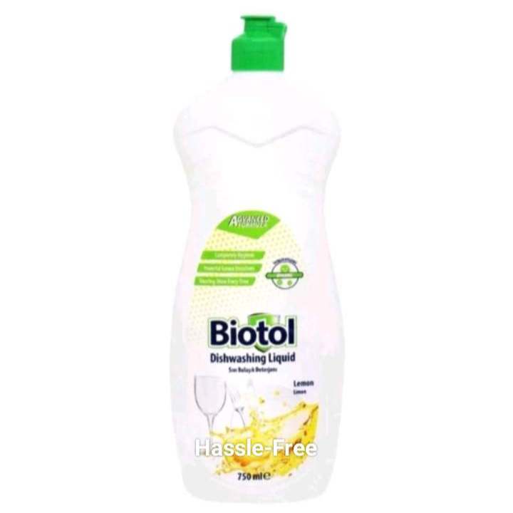 BIOTOL DISHWASHING LIQUID TRIPLE ACTION LEMON (750ml) MADE IN TURKEY ...