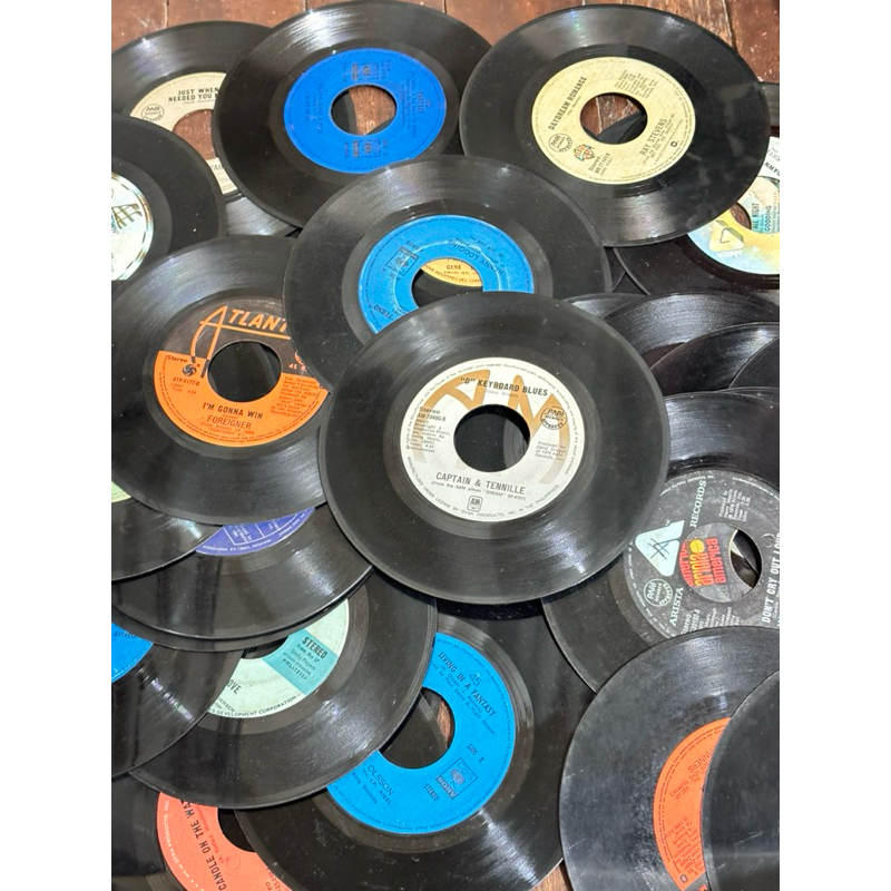Vintage 45 RPM Foreign Vinyl Records untested | Shopee Philippines