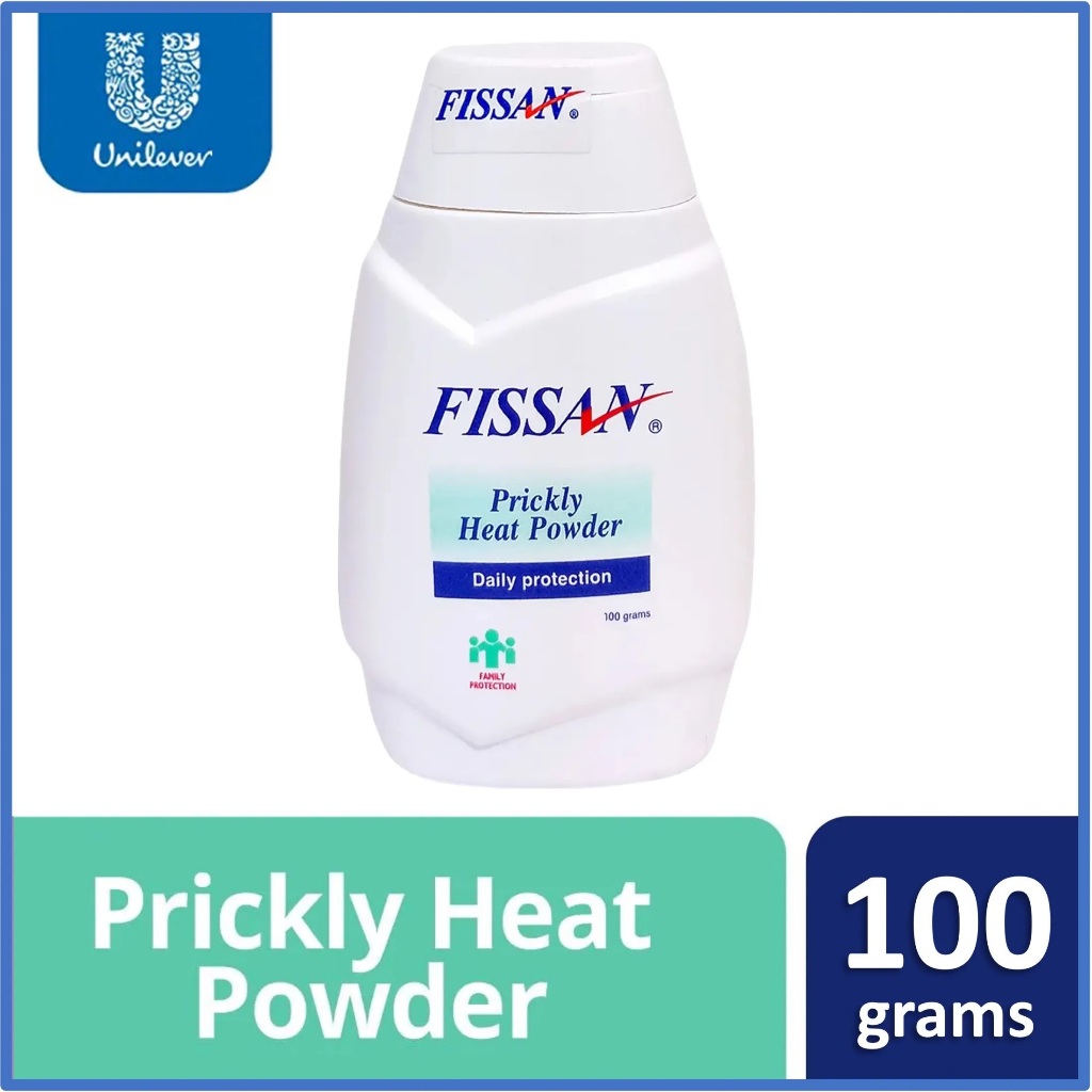 Fissan Prickly Heat Cooling Powder Daily Protection (with Talc) - 100 g ...