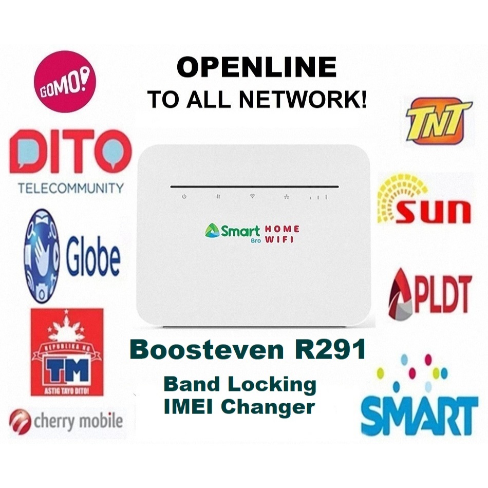 OPENLINE Smart Bro Prepaid Home WiFi LTE-Advanced (Boosteven R291) | Shopee Philippines
