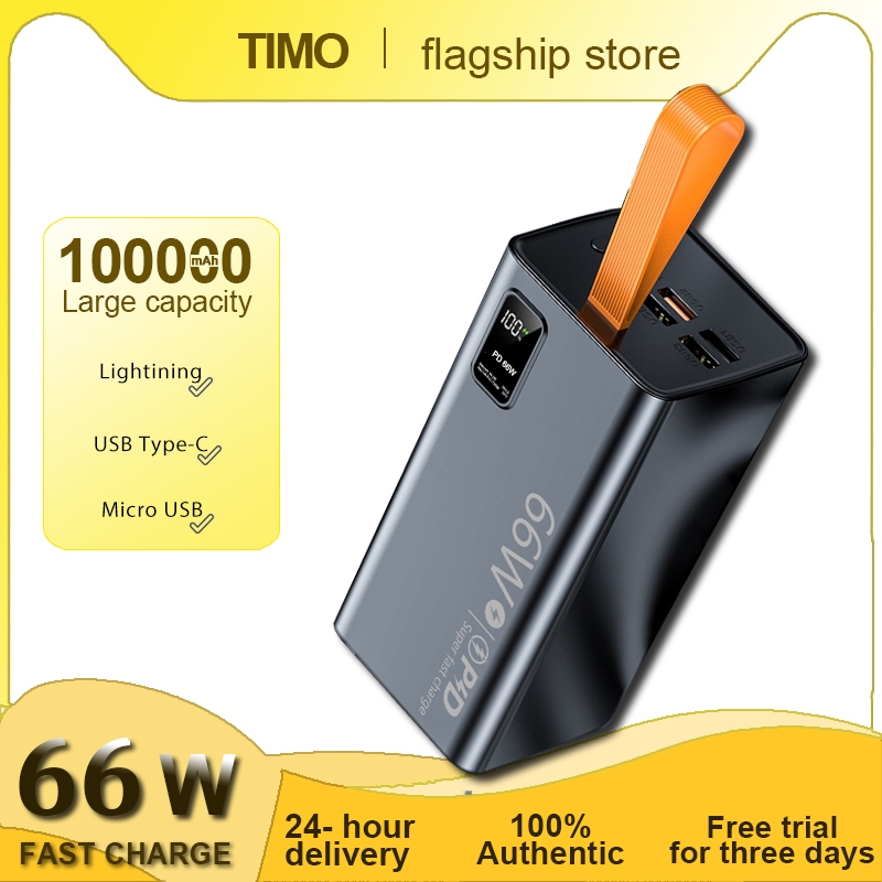 K7 Power bank heavy duty PD66W fast charging powerbank Power Bank Micro ...