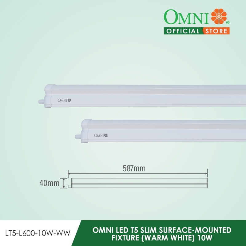 OMNI LED T5 Slim Surfaced-Mounted Fixture - LT5 | Shopee Philippines