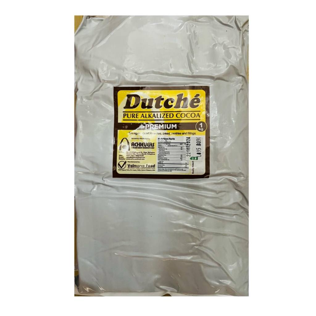 DUTCHE PURE ALKALIZED COCOA PREMIUM 1KG | Shopee Philippines
