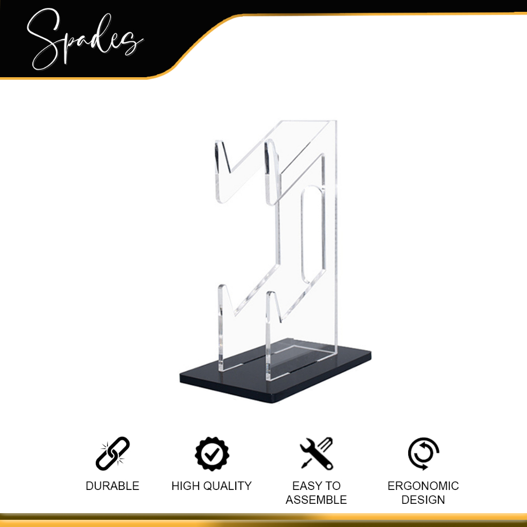 Gigaware Universal Acrylic Dual Controller Stand Rack for DualShock PS5 ...
