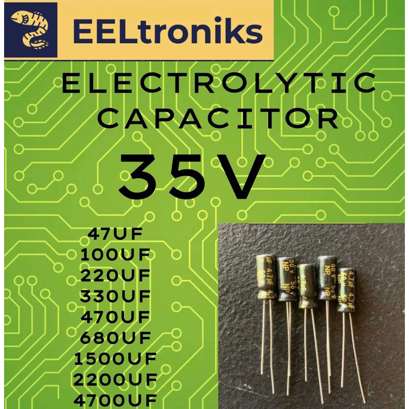35V 35 Volts 47uf 100uf 220uf 330uf 680uf 1500uf 2200uf 4700uf ...