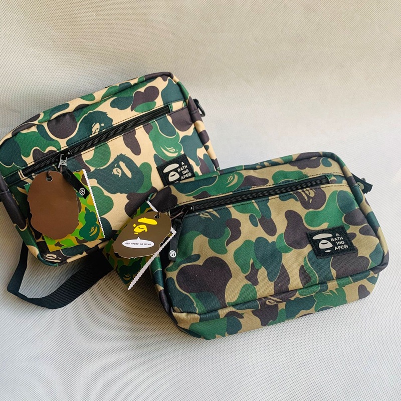Bape Camo Shoulder Crossbody Bag A BATHING APE Shoulder Bag Crossbody ...