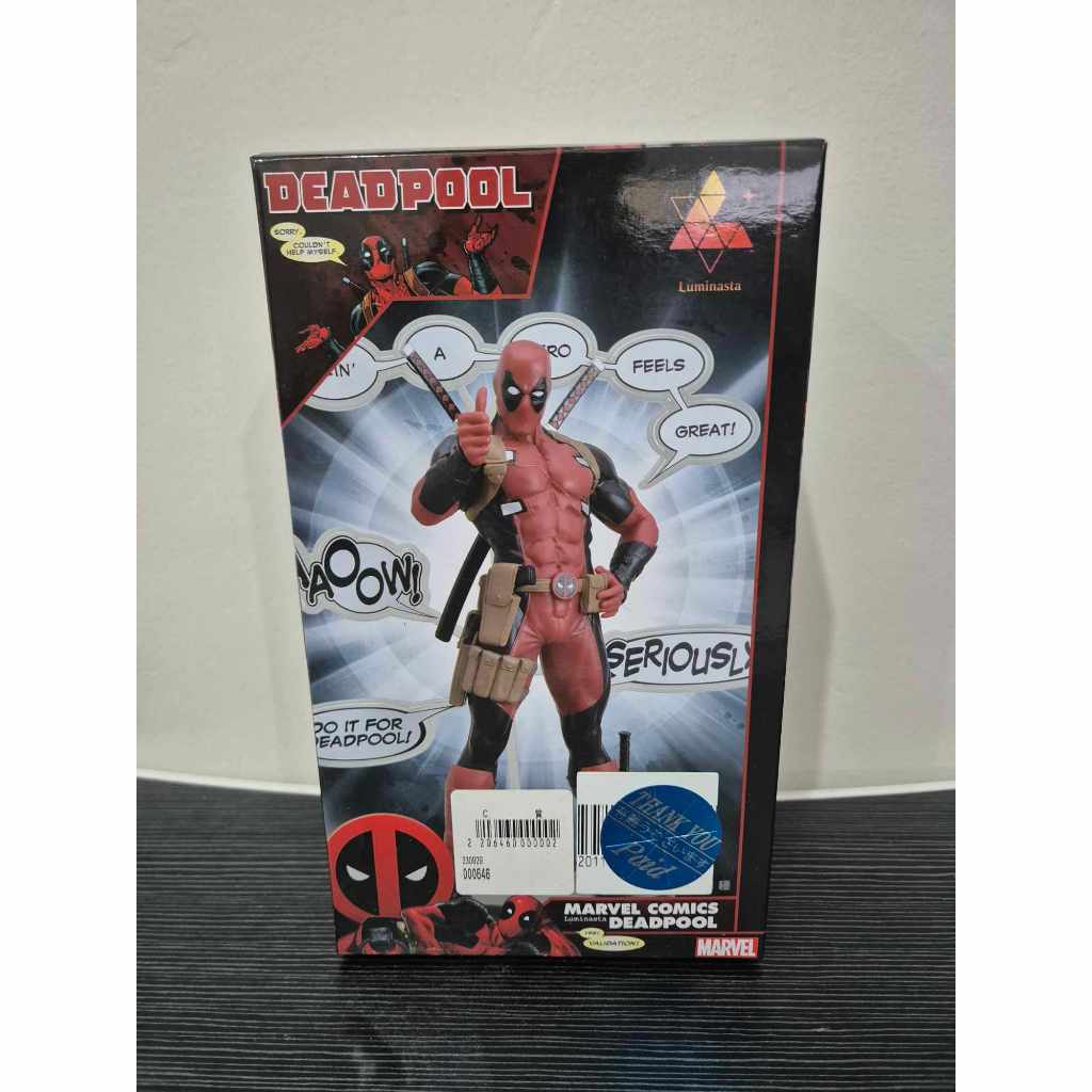 MARVELCOMICS Luminasta Deadpool Figure SEGA - Authentic Japan Figure ...