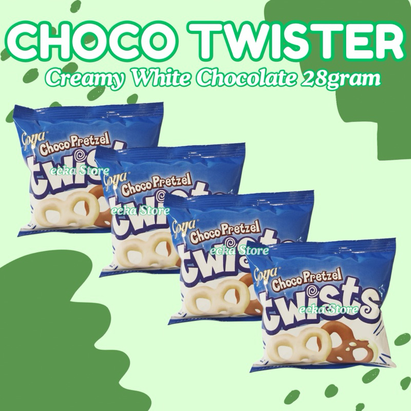 Goya Twister White Chocolate 28gram 6pcs | Shopee Philippines
