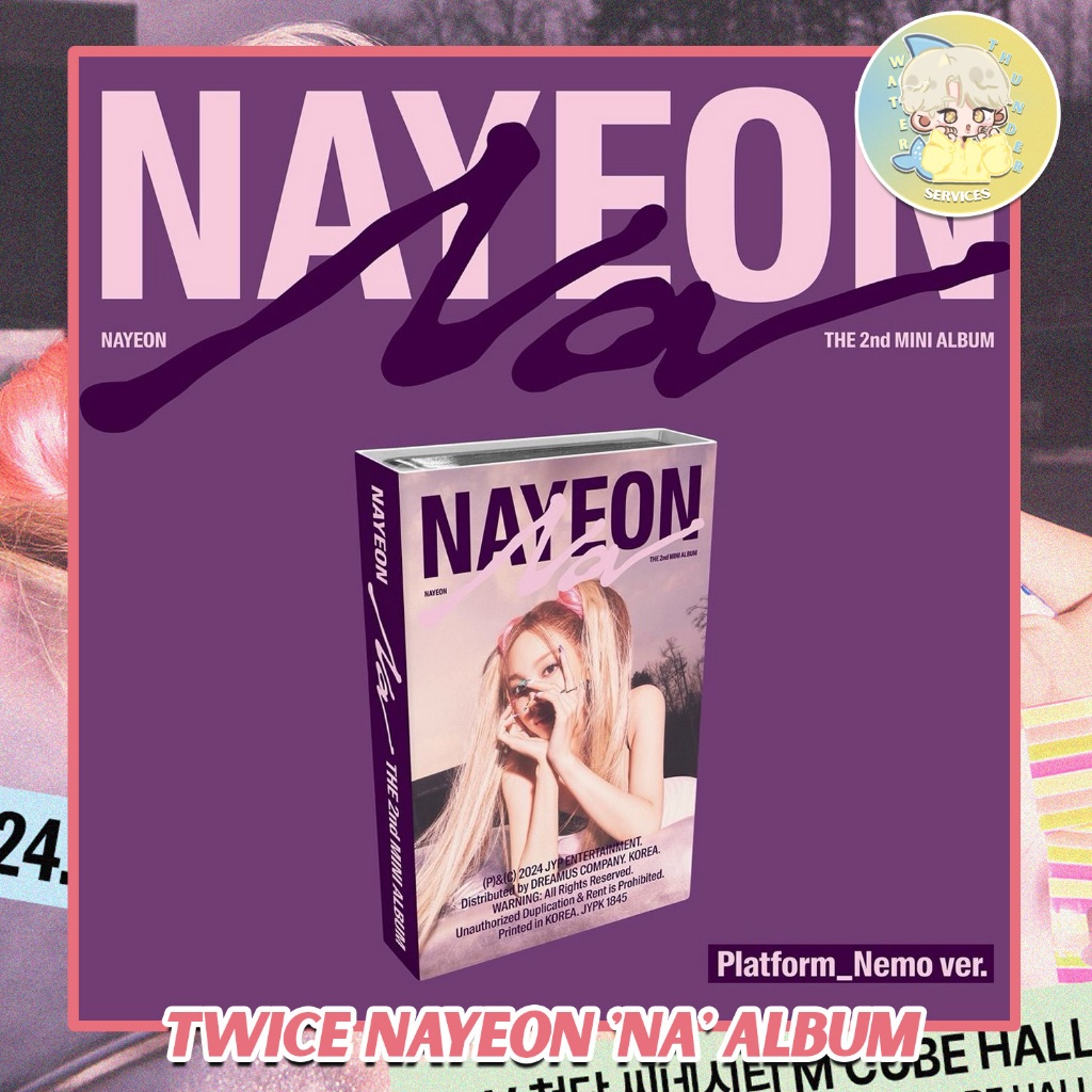 NAYEON NA Platform NEMO Ver. Album with JYP Shop Polaroid POB Photocard FETA [Pre-Order ...