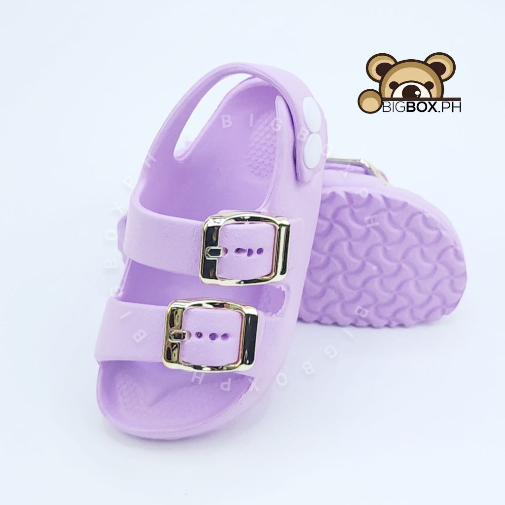 BigboxPH Eva Birks Gold Buckle Sandals for Toddlers Water Friendly ...