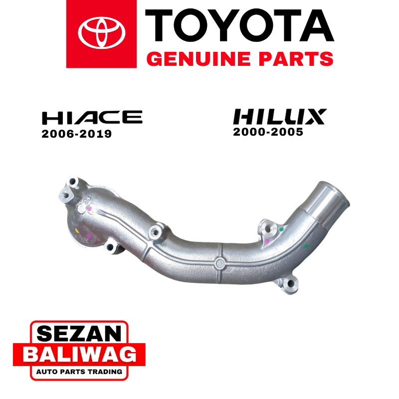ORIGINAL TOYOTA WATER INLET HIACE 2006-2019 HILUX 2000-2005 16321-0K010 ...