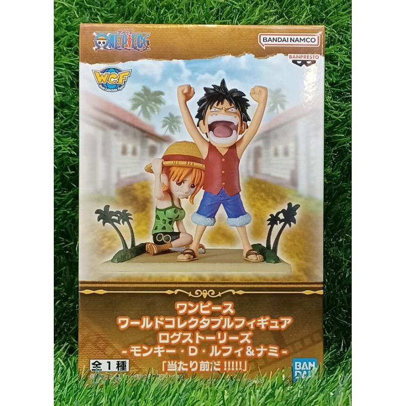 Banpresto One Piece Wcf Log Stories Luffy and Nami Figure | Shopee ...
