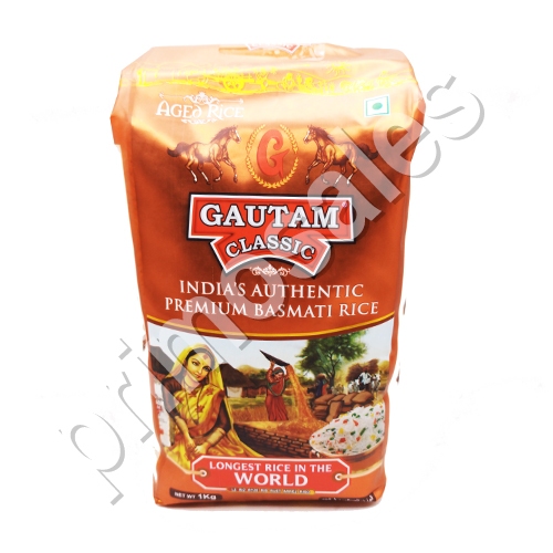 Gautam Classic India's Premium Basmati Rice 1Kg | Shopee Philippines