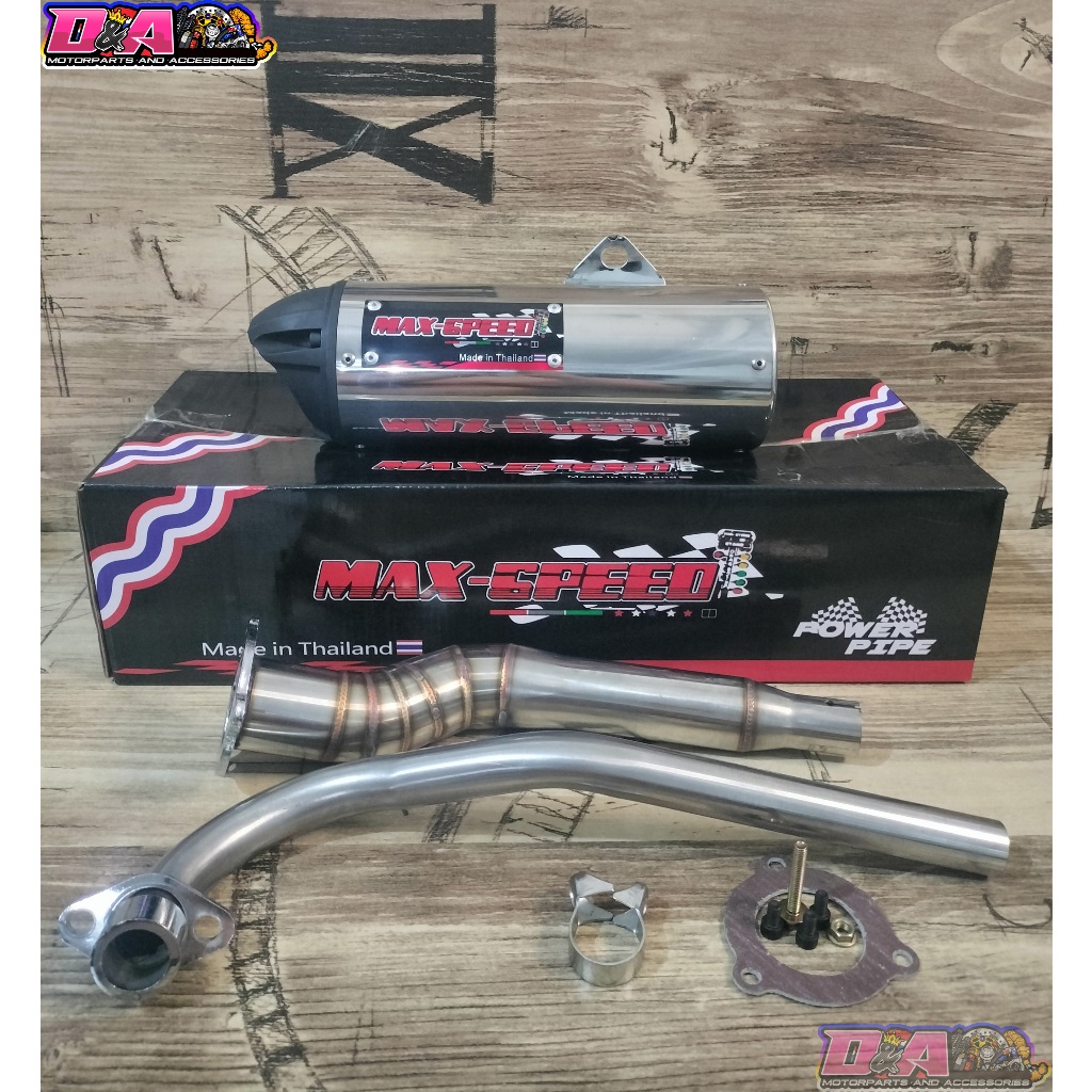 Max Speed Power Pipe Raider 150 Carb Thailand Made | Shopee Philippines