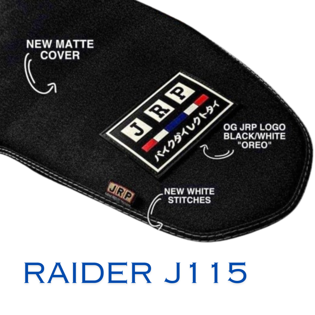 RAIDER J115 ORIGINAL JRP SEAT COVER LIHA TEXTURE Oreo Rubber Logo Motor ...