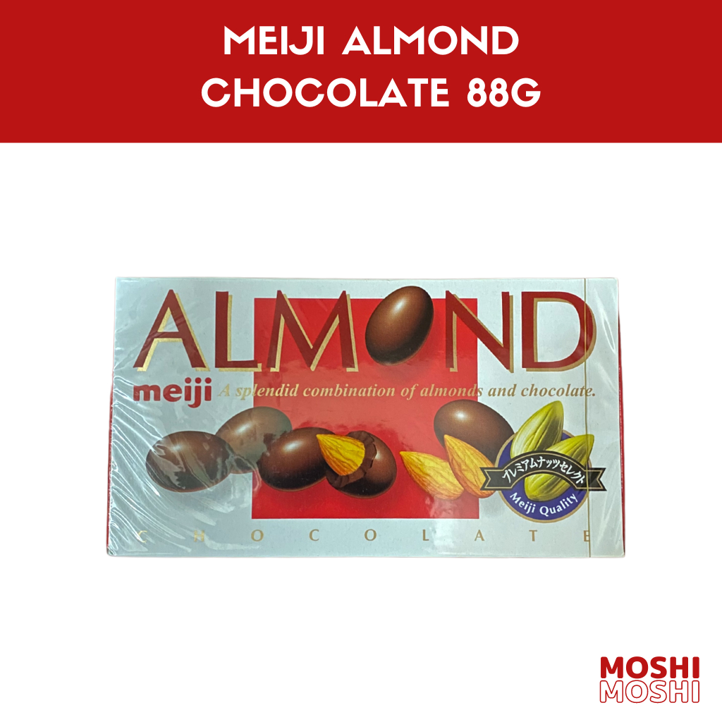 Authentic Meiji Almond Chocolate 88g | Shopee Philippines