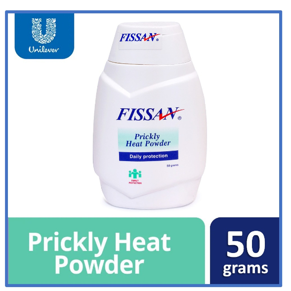 Fissan Prickly Heat Cooling Powder Daily Protection (with Talc) - 50 g ...