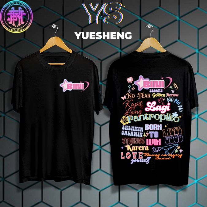 BINI collection Korean wave Street T-shirt graphic cotton tshirt for ...