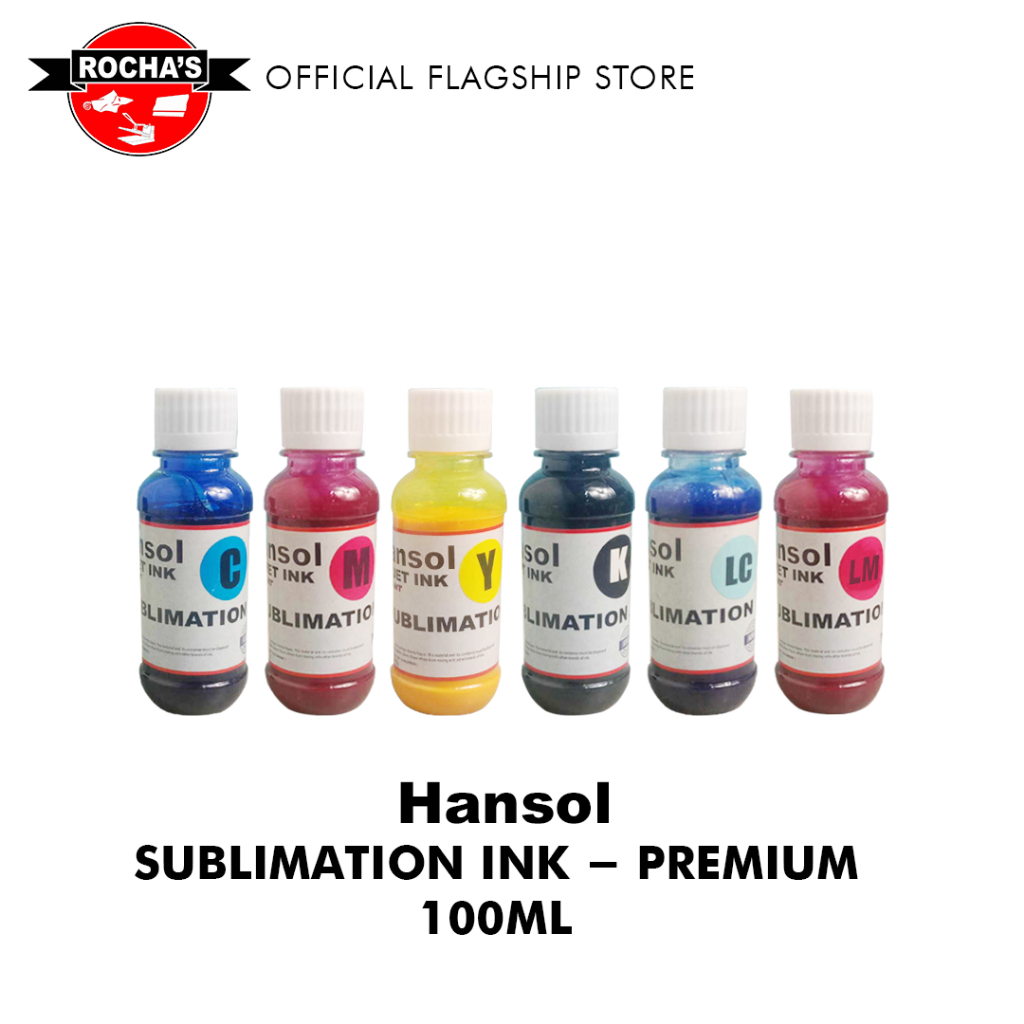[ROCHA'S] HANSOL SUBLIMATION INK - PREMIUM 100mL - for Printer Refill ...